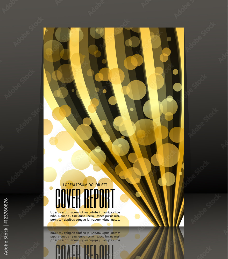 Template design for cover. Banner in A4 size. Abstract background ...