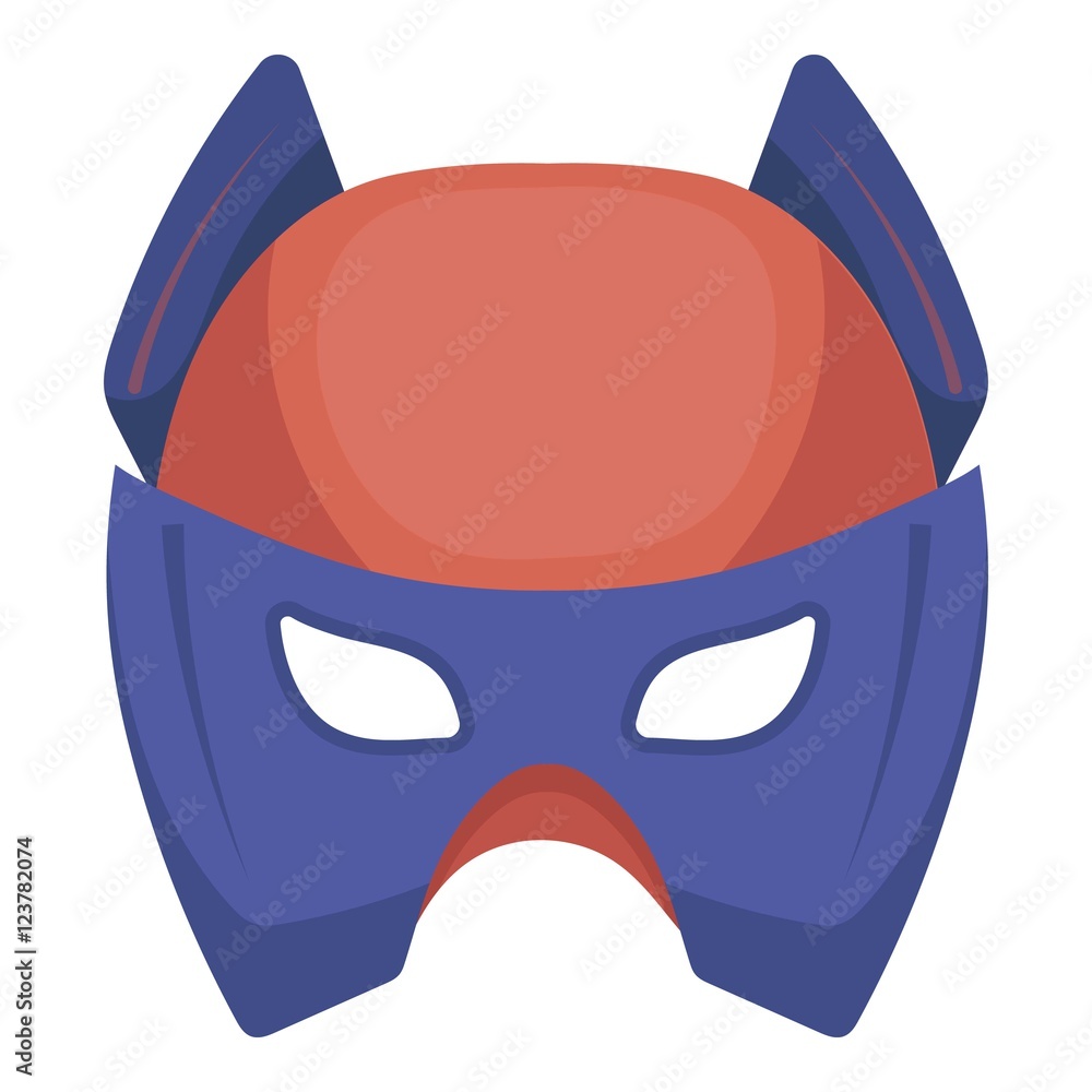 Full head mask icon in cartoon style isolated on white background ...