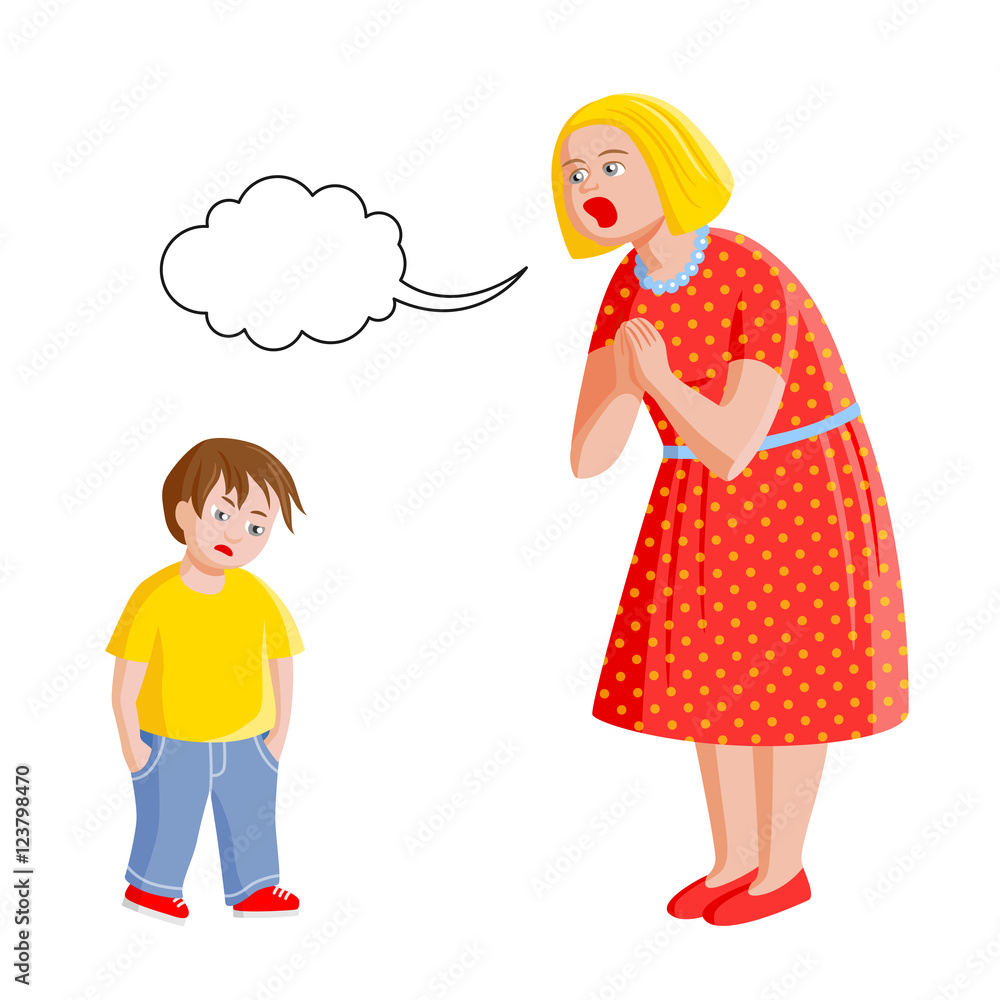 Sad Mom Clipart