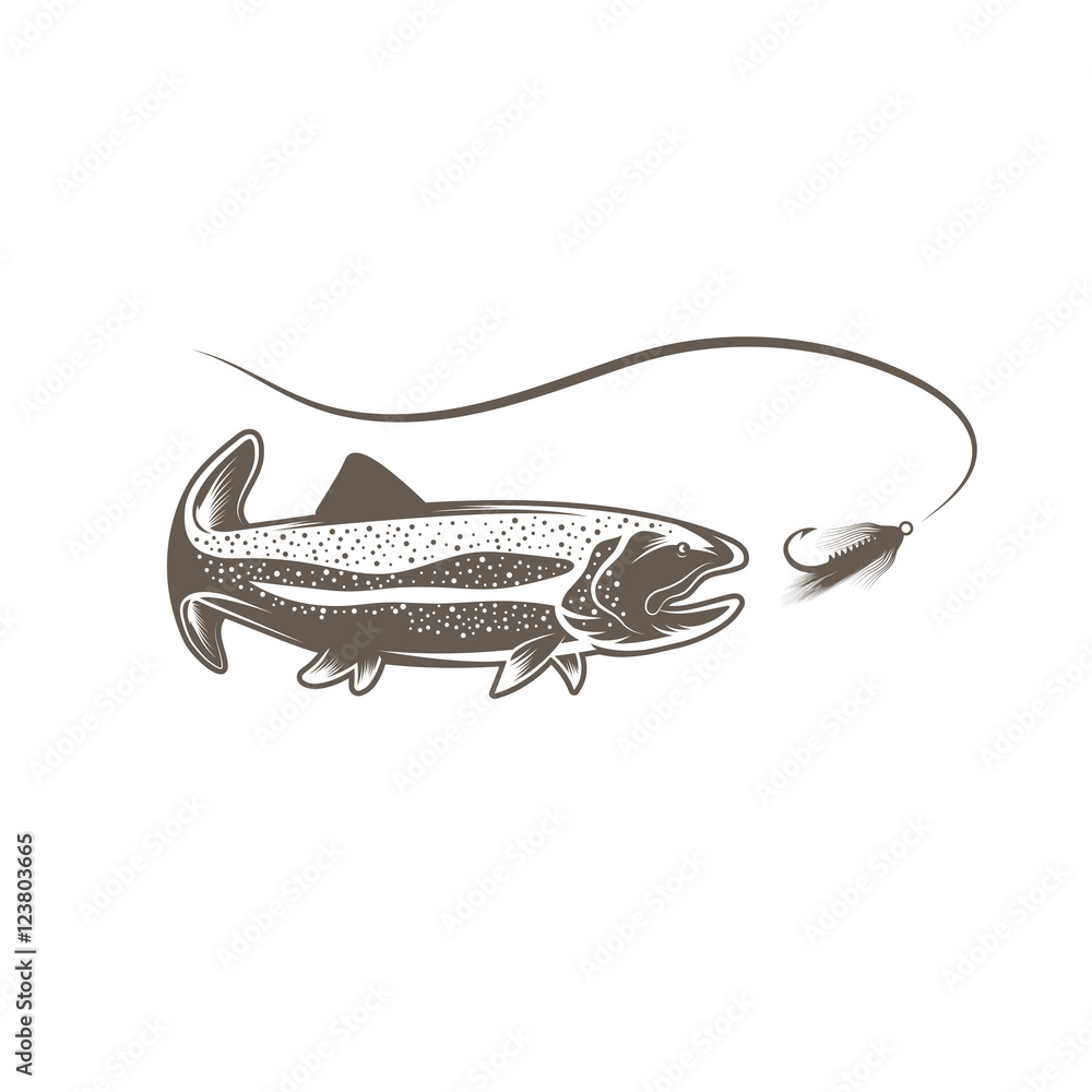 Trout Fish Template