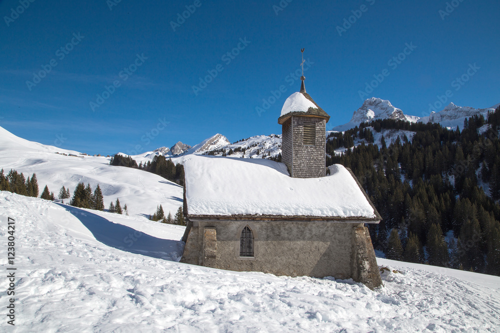 Fotografia do Stock: Grand Bornand - station de ski | Adobe Stock