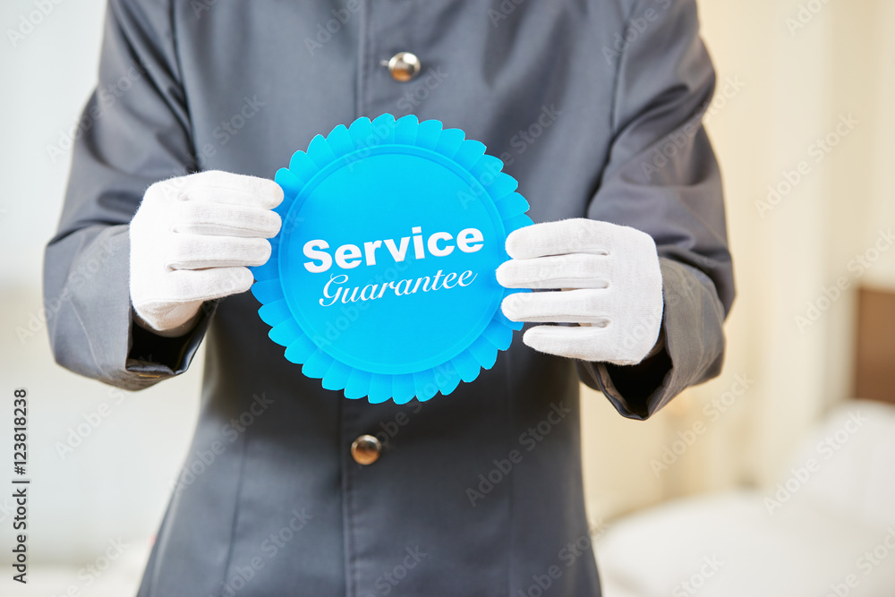 Service Garantie im Hotel mit Page Stock Photo | Adobe Stock