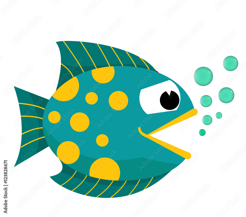 Animated Fish Bubbles