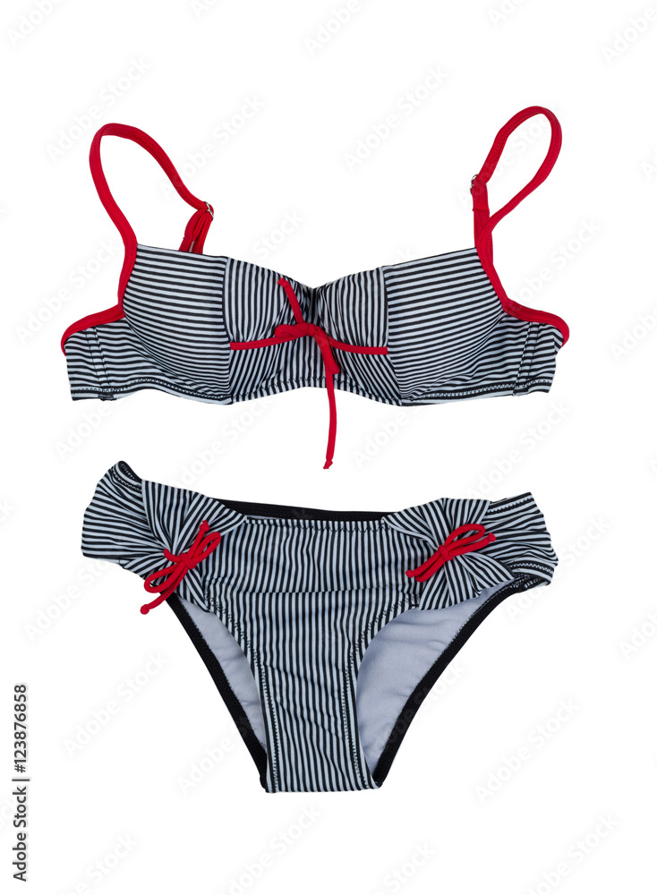 Foto Stock Striped swimsuit | Adobe Stock