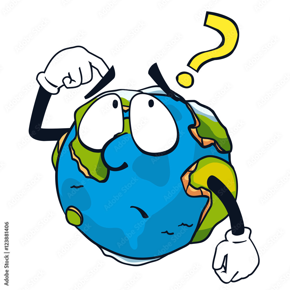 Earth confuse Stock Vector | Adobe Stock