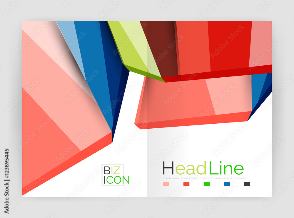 Business annual report abstract backgrounds Stock Vector | Adobe Stock