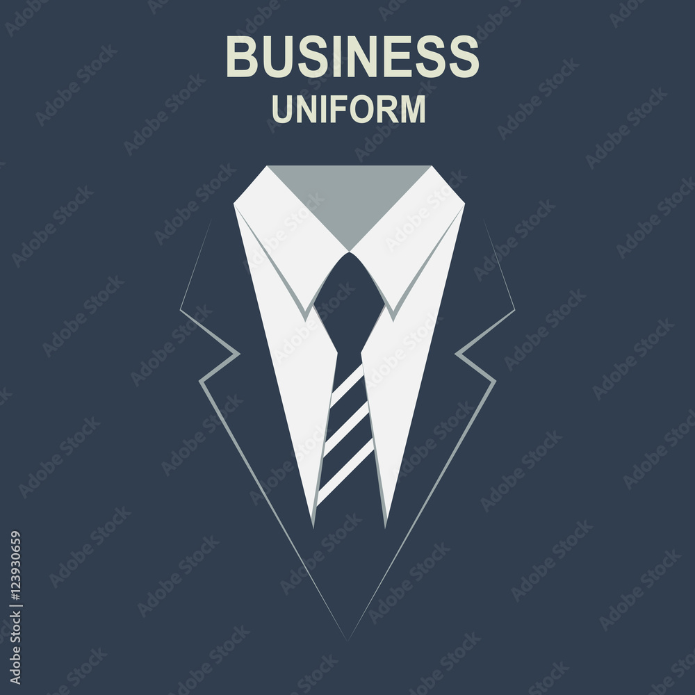 Business uniform - vector illustration Stock Vector | Adobe Stock