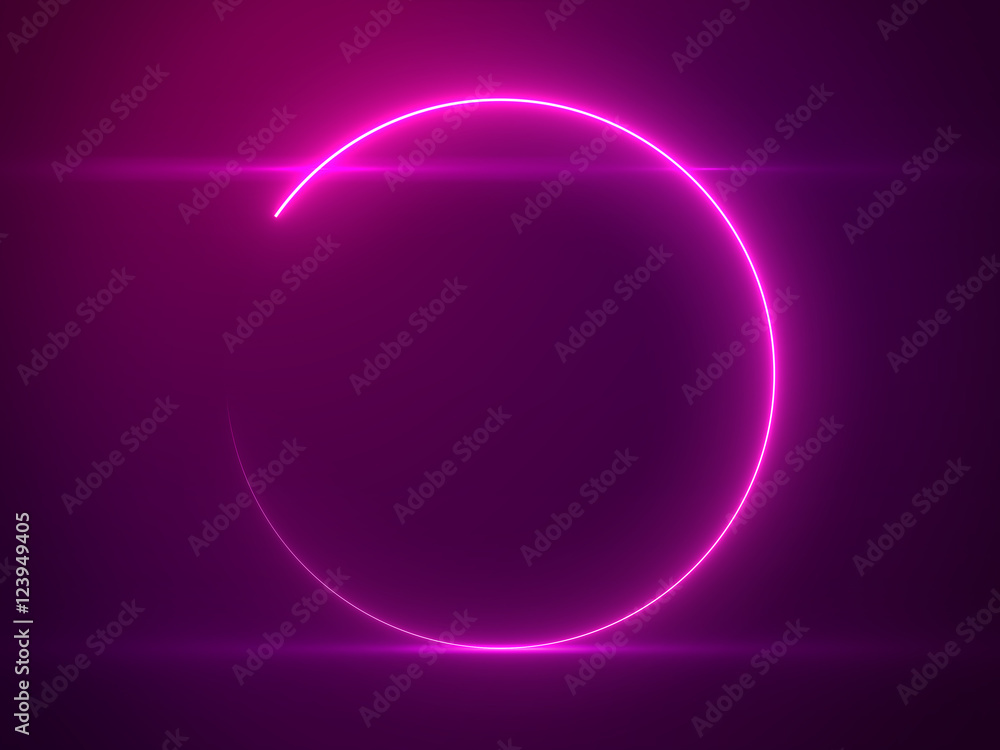 Beautiful Pink Circle Light with Lens Flare - Luxury Background Design ...
