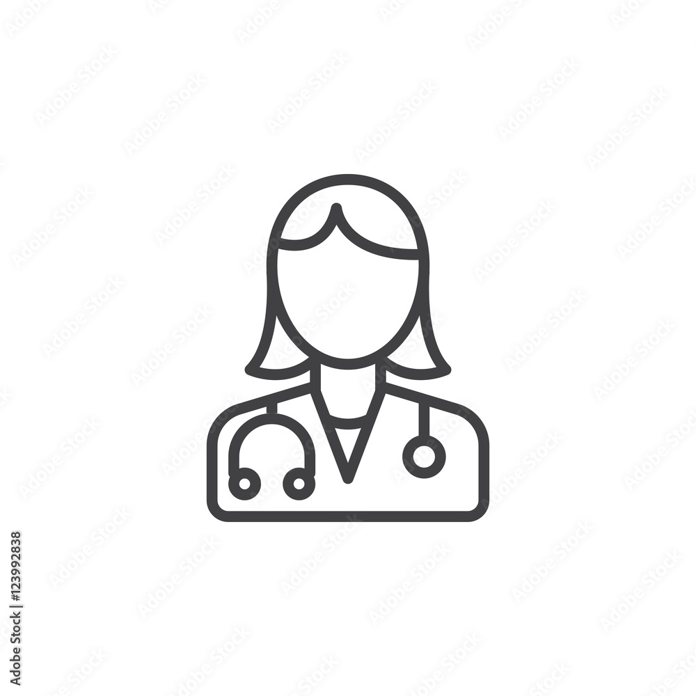 Lady Doctor Clip Art