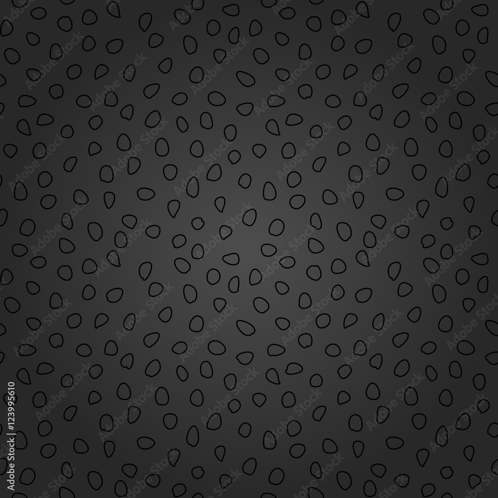 Seamless vector dark background with random elements. Tileable ornament ...