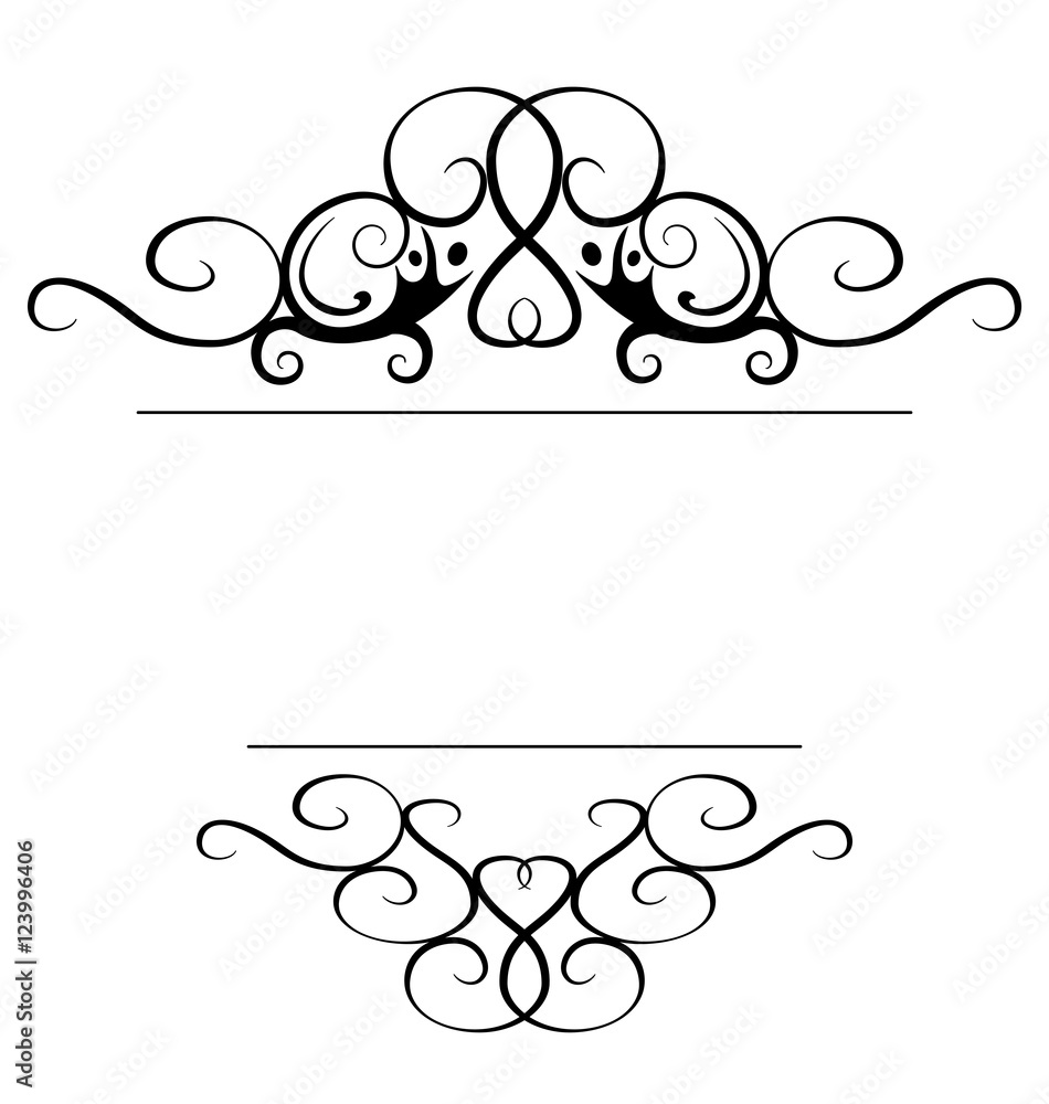 Frame from vignette Stock Vector | Adobe Stock