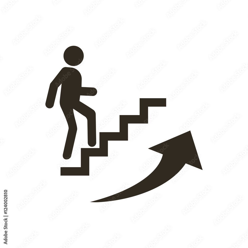 Career ladder vector icon Stock Vector | Adobe Stock