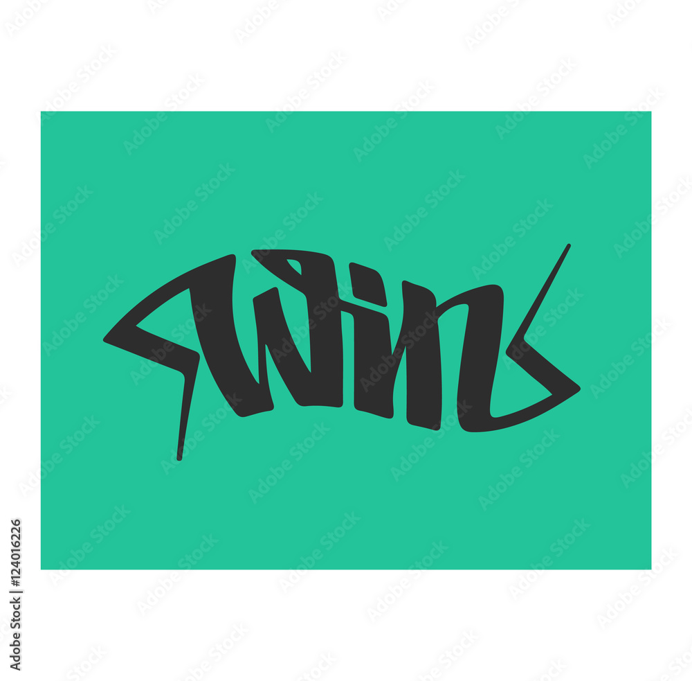 Win text vector Stock Vector | Adobe Stock