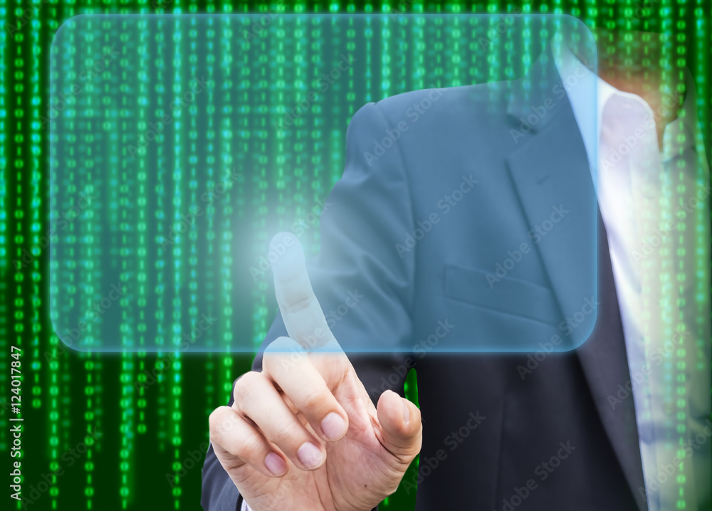 Digital business disruption Concept image. Double exposure of business ...