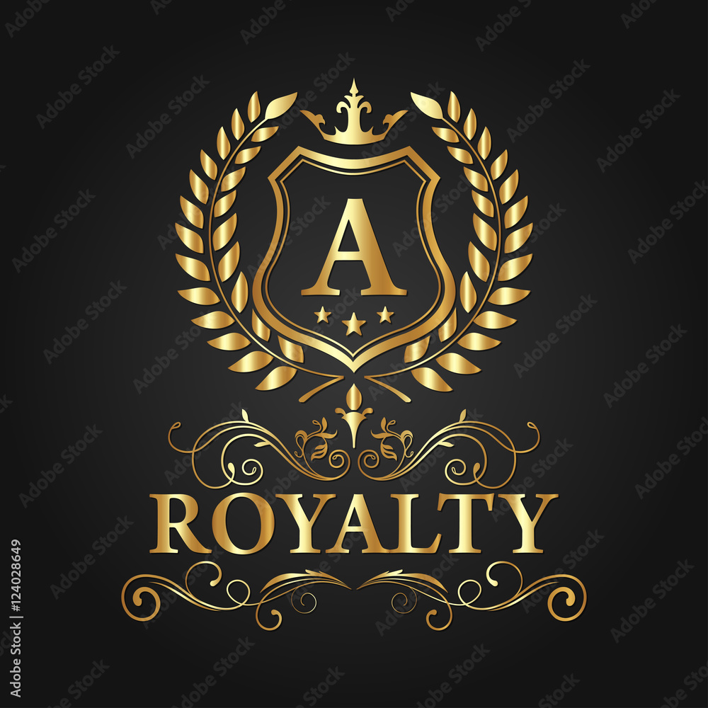 Royal Brand Logo, Luxury Logo Vector Design Eps 10 Stock Vector | Adobe ...