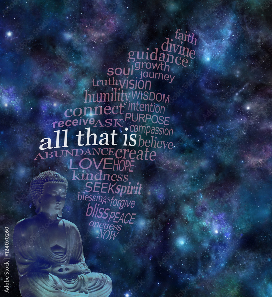 ALL THAT IS deep space background - dark blue night sky with lotus ...