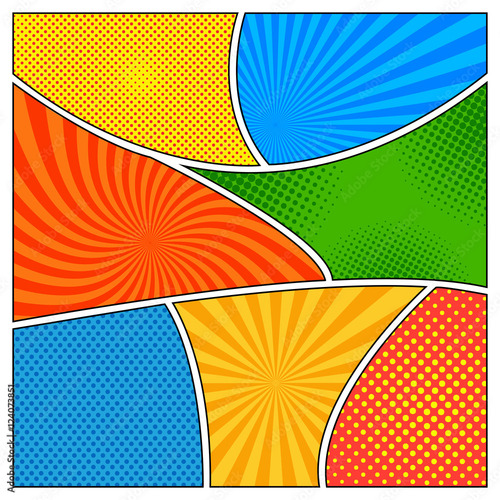 Comic Book Template Stock Vektorgrafik Adobe Stock comic-book-template-stock-vektorgrafik-adobe-stock