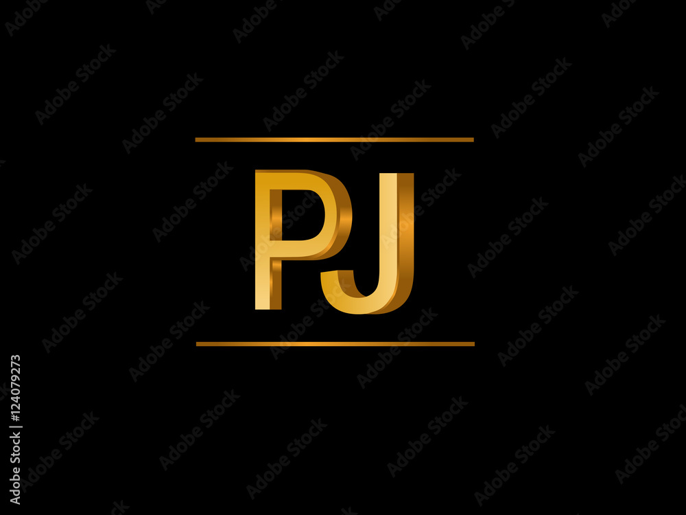 PJ Initial Logo for your startup venture Stock Vector | Adobe Stock