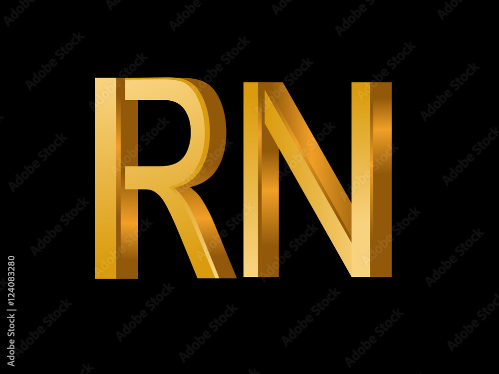 RN Initial Logo for your startup venture Stock-Vektorgrafik | Adobe Stock