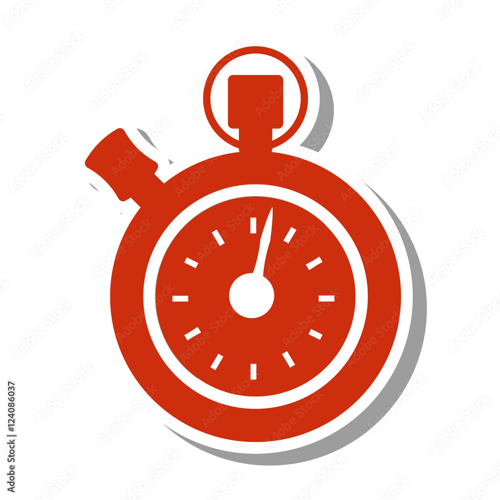 chronometer counter isolated icon vector illustration design Stock ...