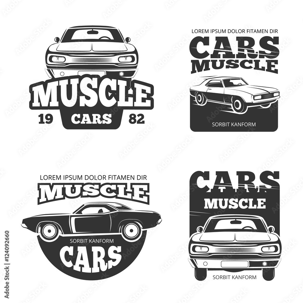 Classic Muscle Car Logos