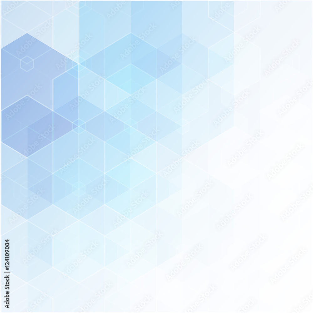 Vector Abstract Geometric Background Design Template Booklet Form, blue ...