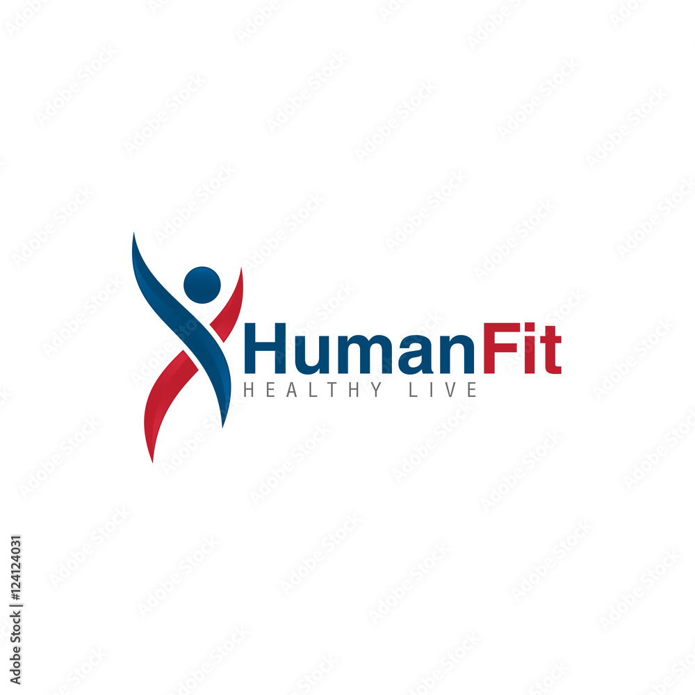abstract line human people concept logo icon vector template Stock ...