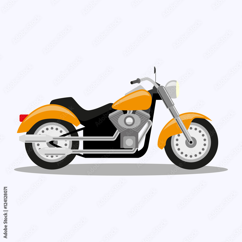 Motorcycle Chopper Icon