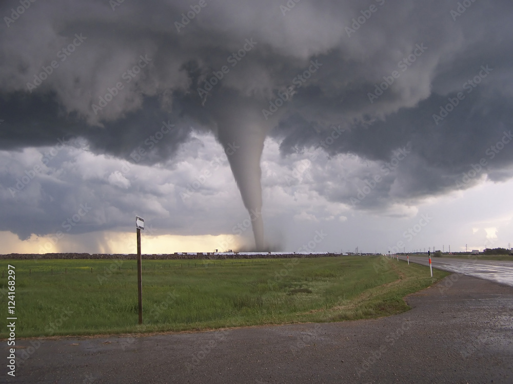 F5 tornado in Elie, Manitoba, Canada Stock Photo | Adobe Stock