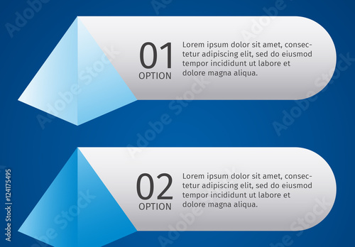 3 Triangle-Tabbed Lozenges Infographic Stock Template | Adobe Stock