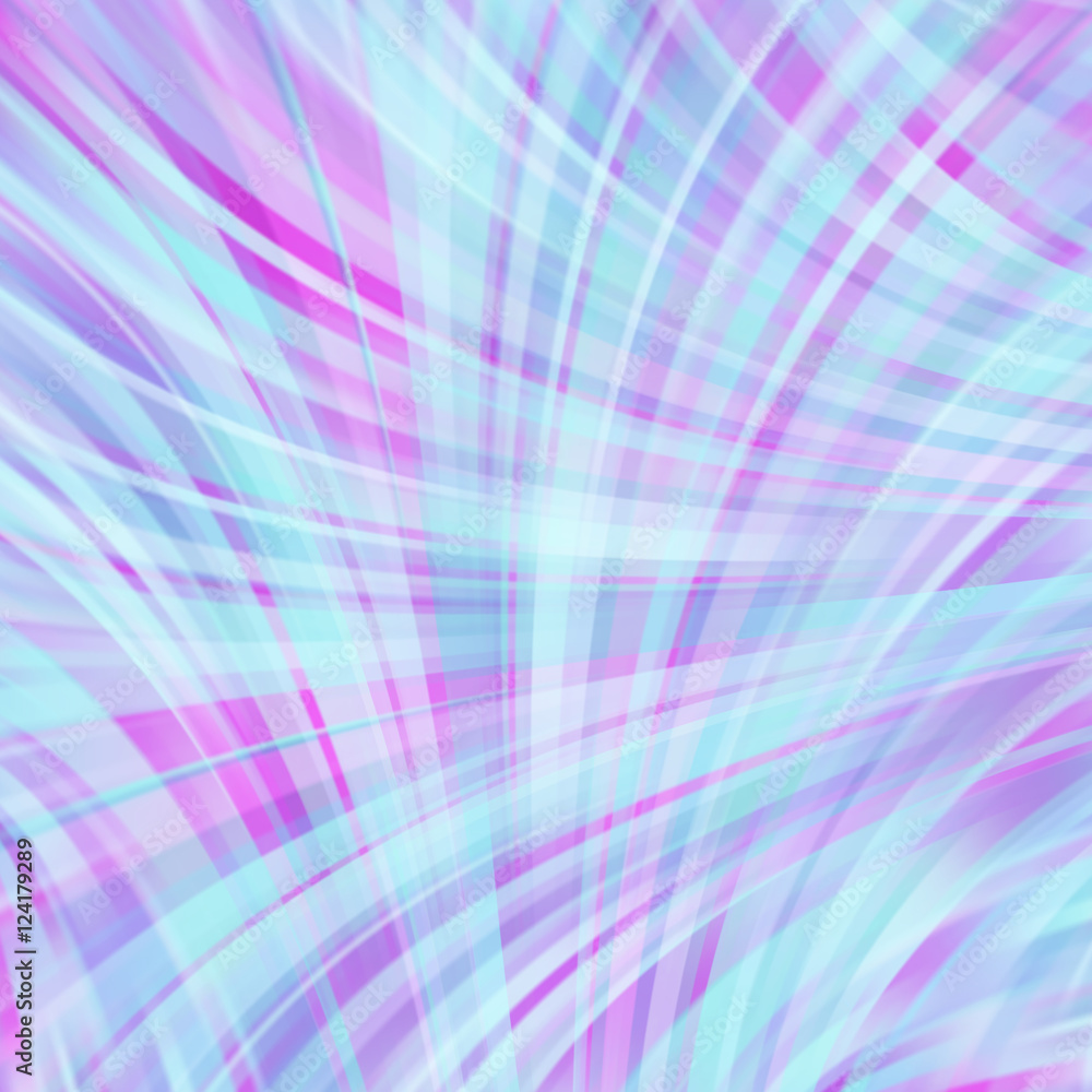 Abstract blue background with smooth lines. Color waves, pattern, art ...