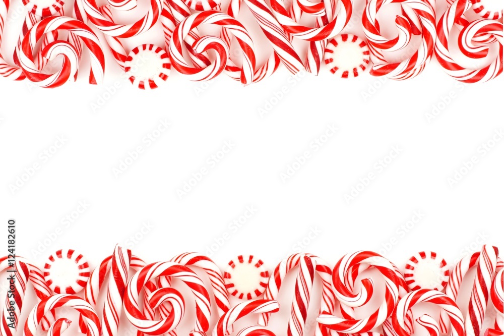 Christmas Candy Clipart Border