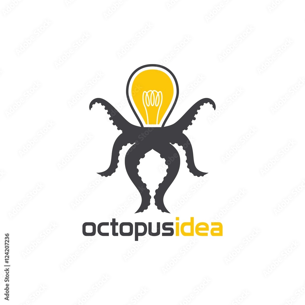 Octopus Logo Templates For Your Business Stock Vector | Adobe Stock
