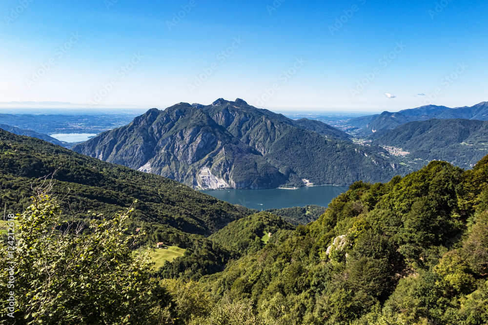 Lago di Como e le Alpi Stock Photo | Adobe Stock