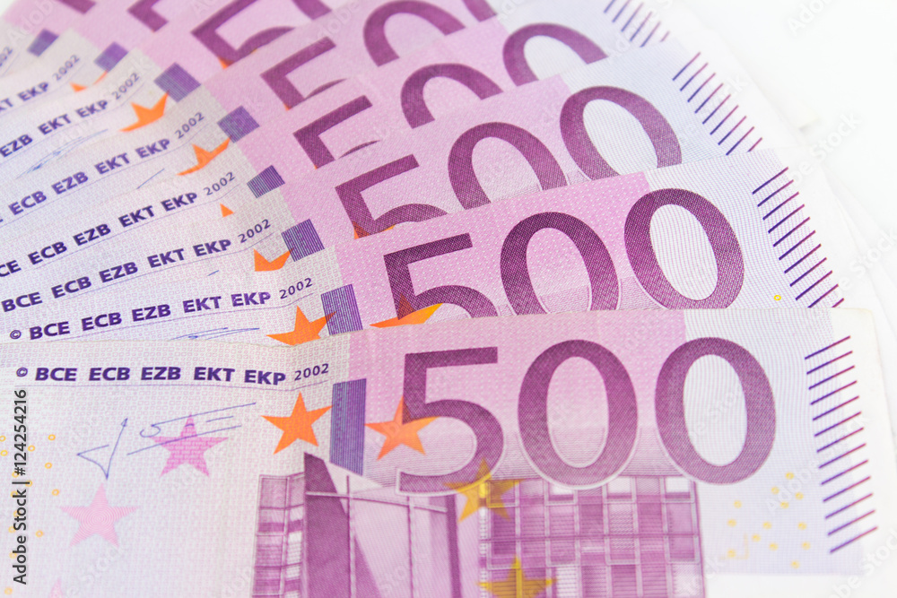 500 Euroscheine - Euro Geld Stock-Foto | Adobe Stock