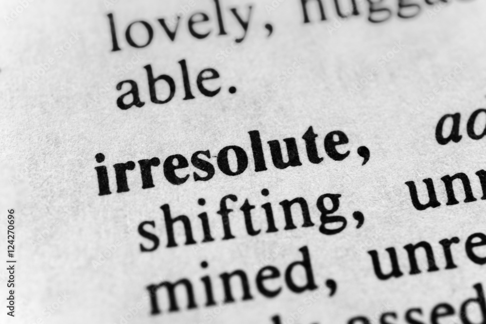 Irresolute foto de Stock | Adobe Stock