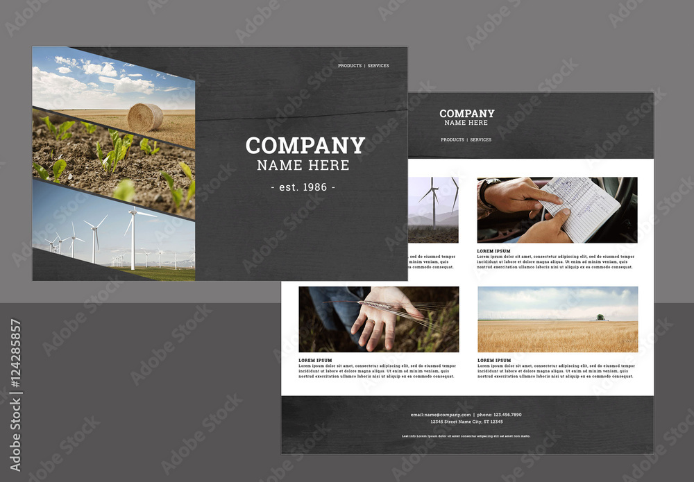 Modern Website Layouts Stock Template | Adobe Stock