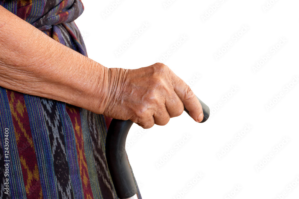 hand holding walking cane Stock Photo | Adobe Stock