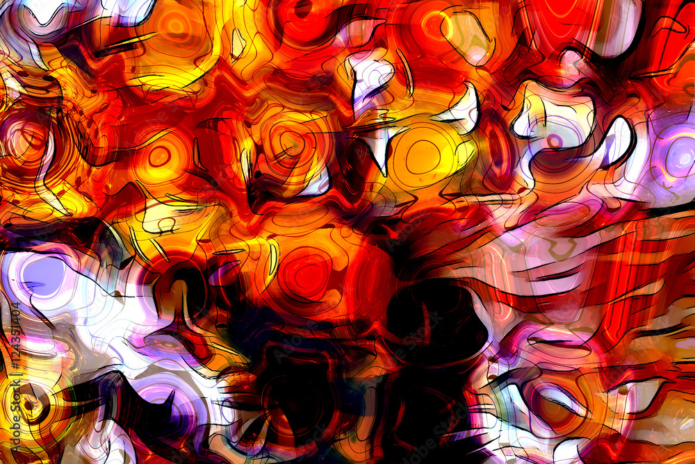 abstract colorful background with motion, dynamic and movement concept ...