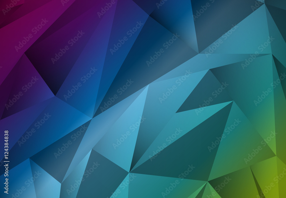 Dark Tone Multicolored Polygonal Pattern 3 Stock Template | Adobe Stock