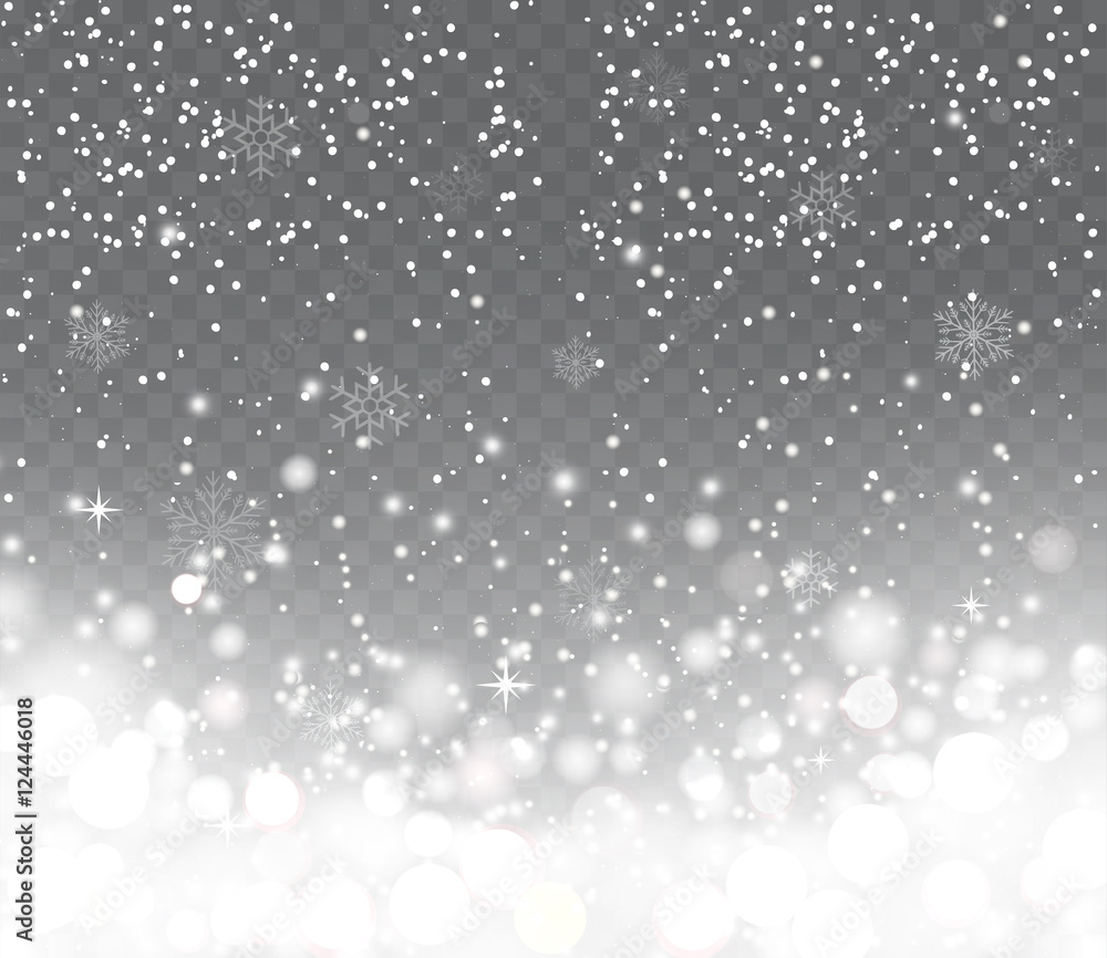 Falling Snow Transparent