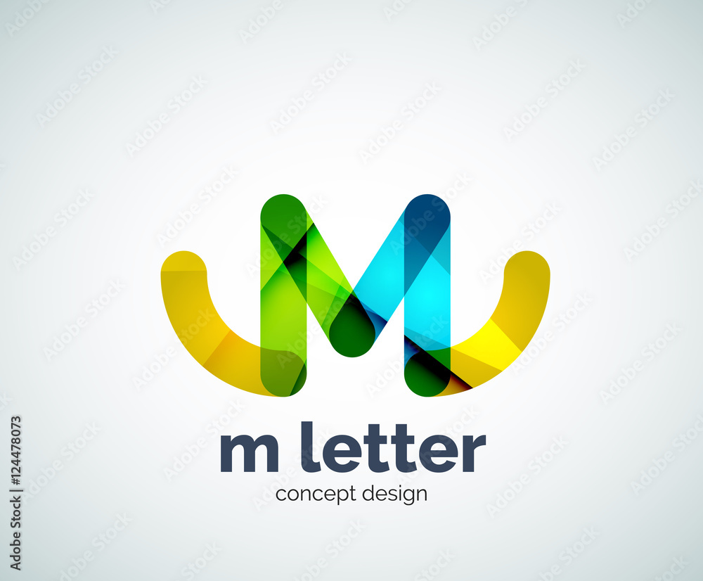 Letter m logo Stock Vector | Adobe Stock