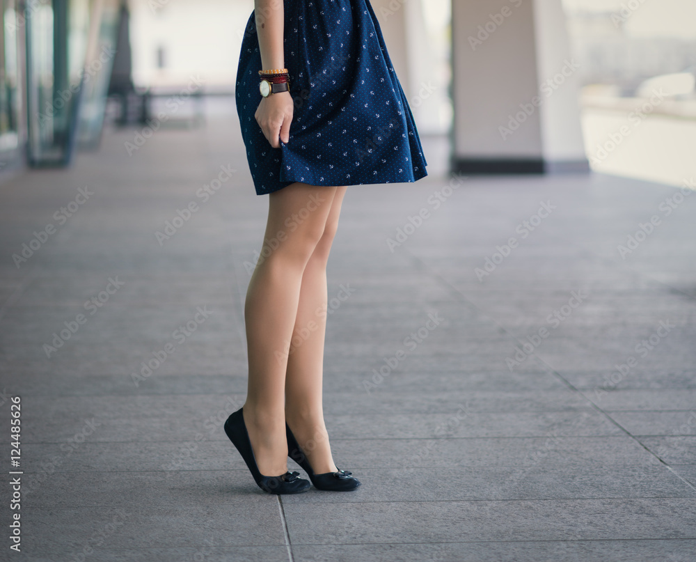 Beautiful women's legs in shoes. Stock Photo | Adobe Stock