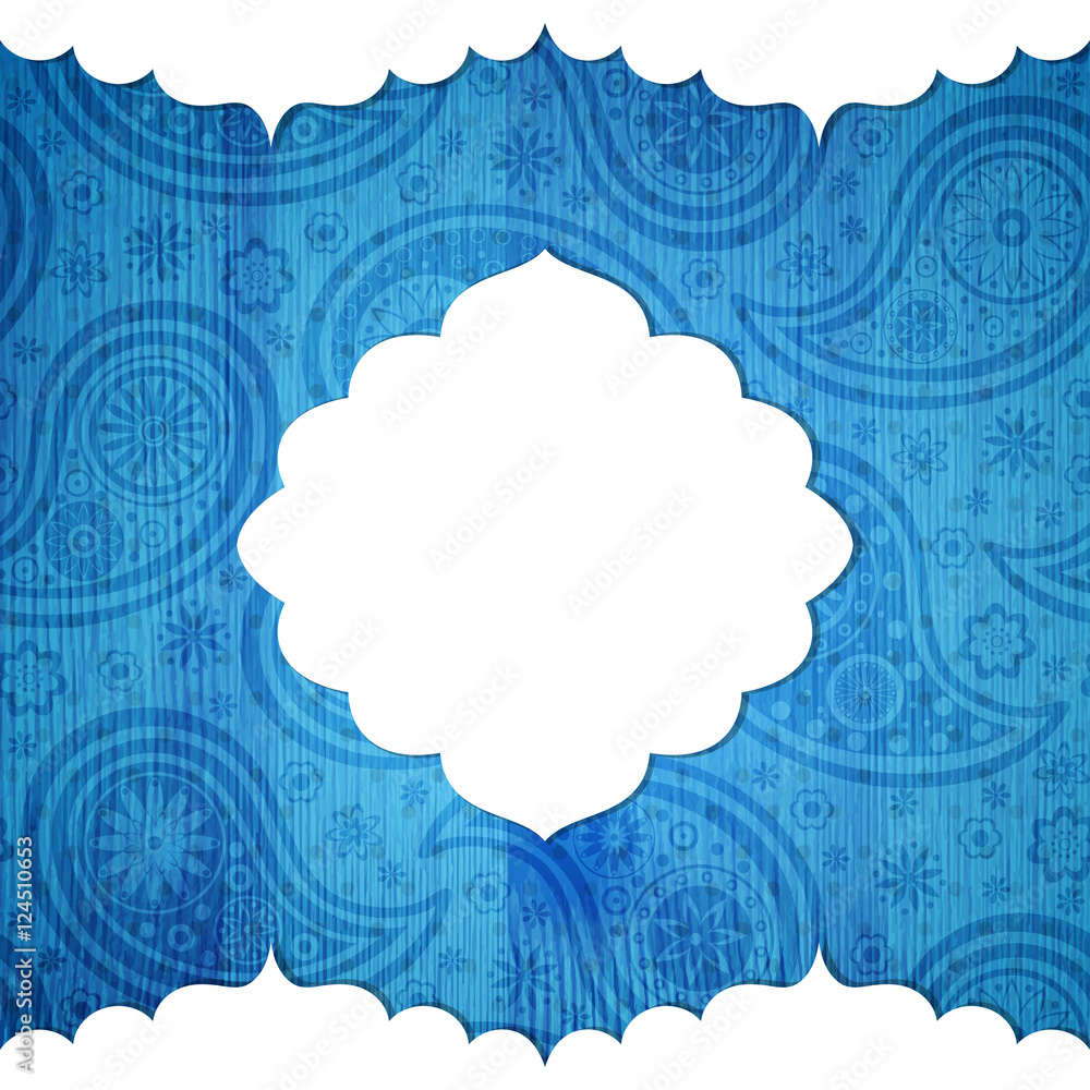 Frame in the Indian style Stock Vector | Adobe Stock