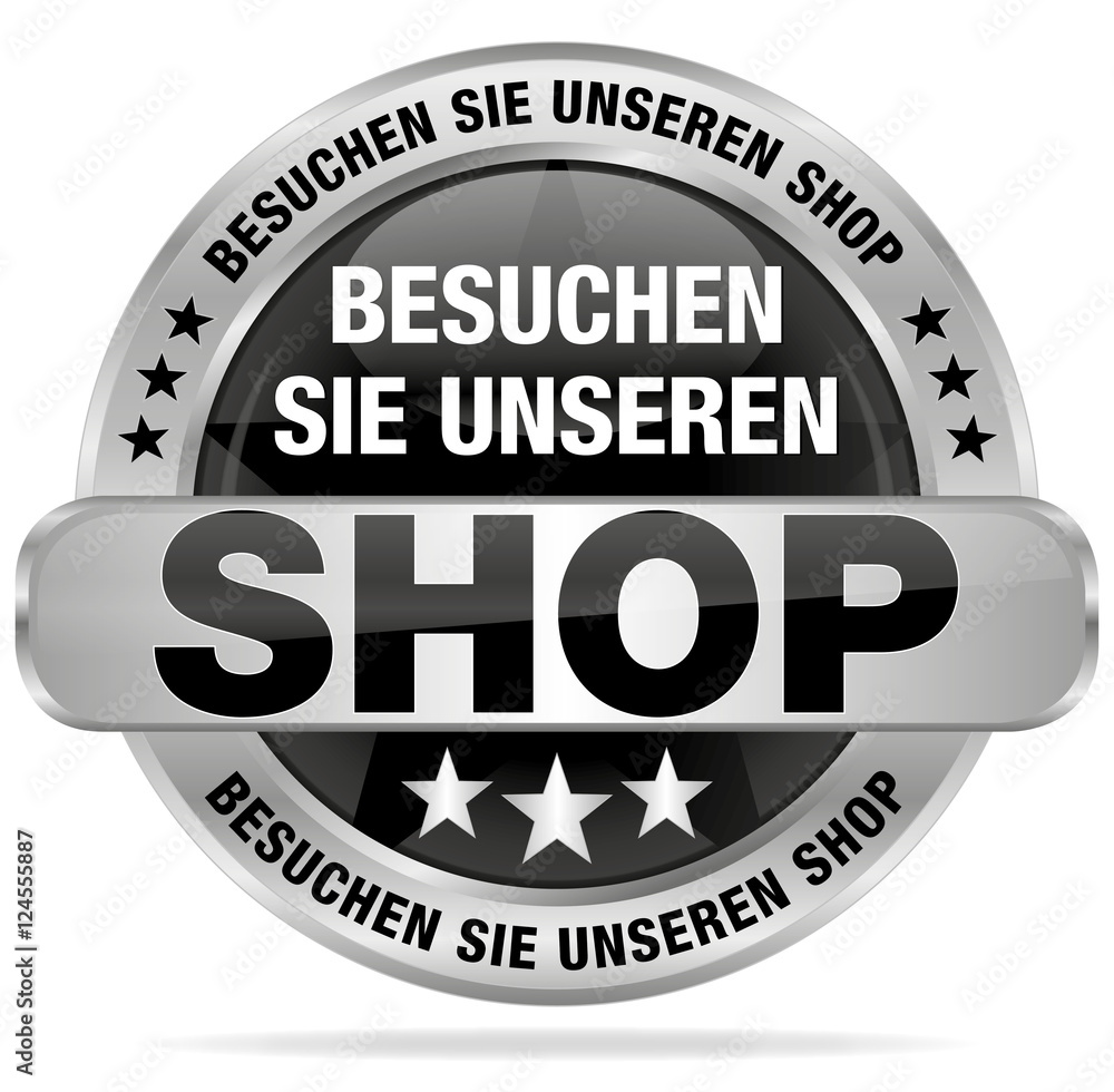 Besuchen Sie unseren Shop Stock-Vektorgrafik | Adobe Stock