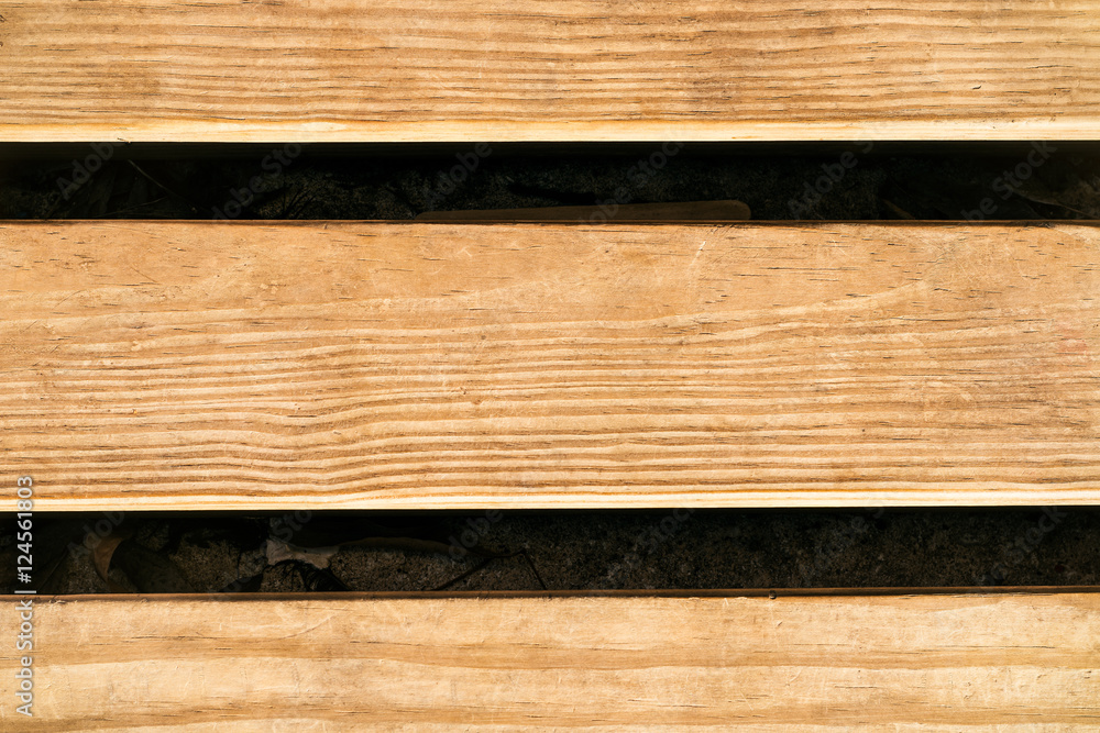 Textura de madera de una banca al natural, horizontal, vista superior ...