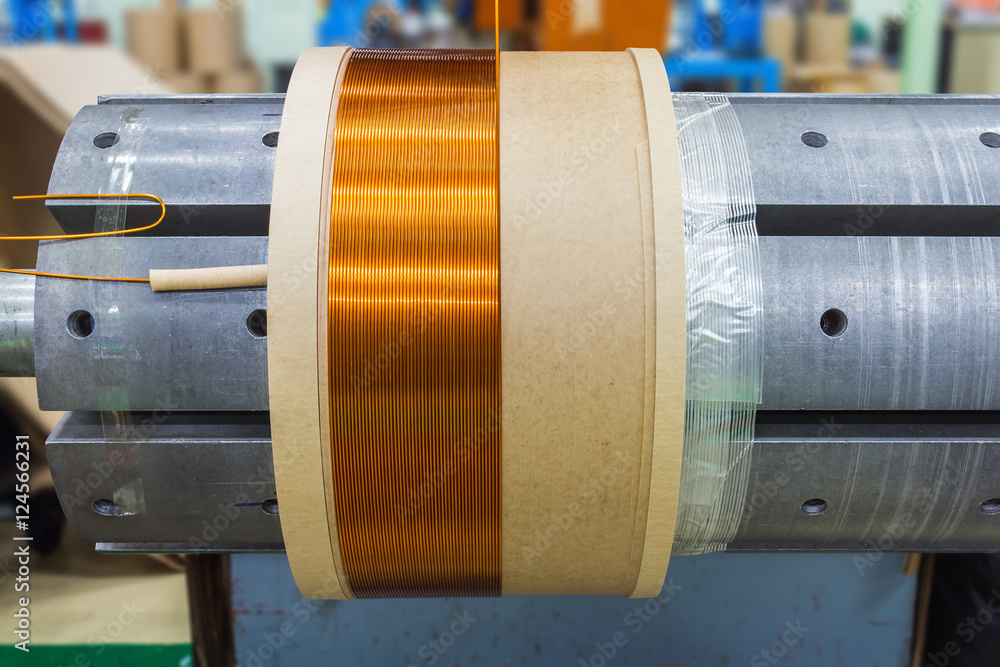 Transformer coil under production Stock Photo | Adobe Stock