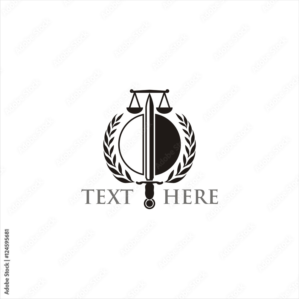 Justice Logo Stock Vector | Adobe Stock