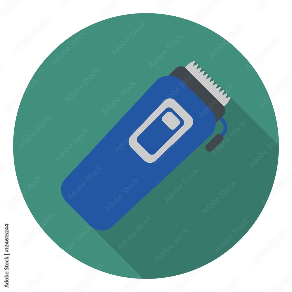 Electrical trimmer icon in flat style isolated on white background ...