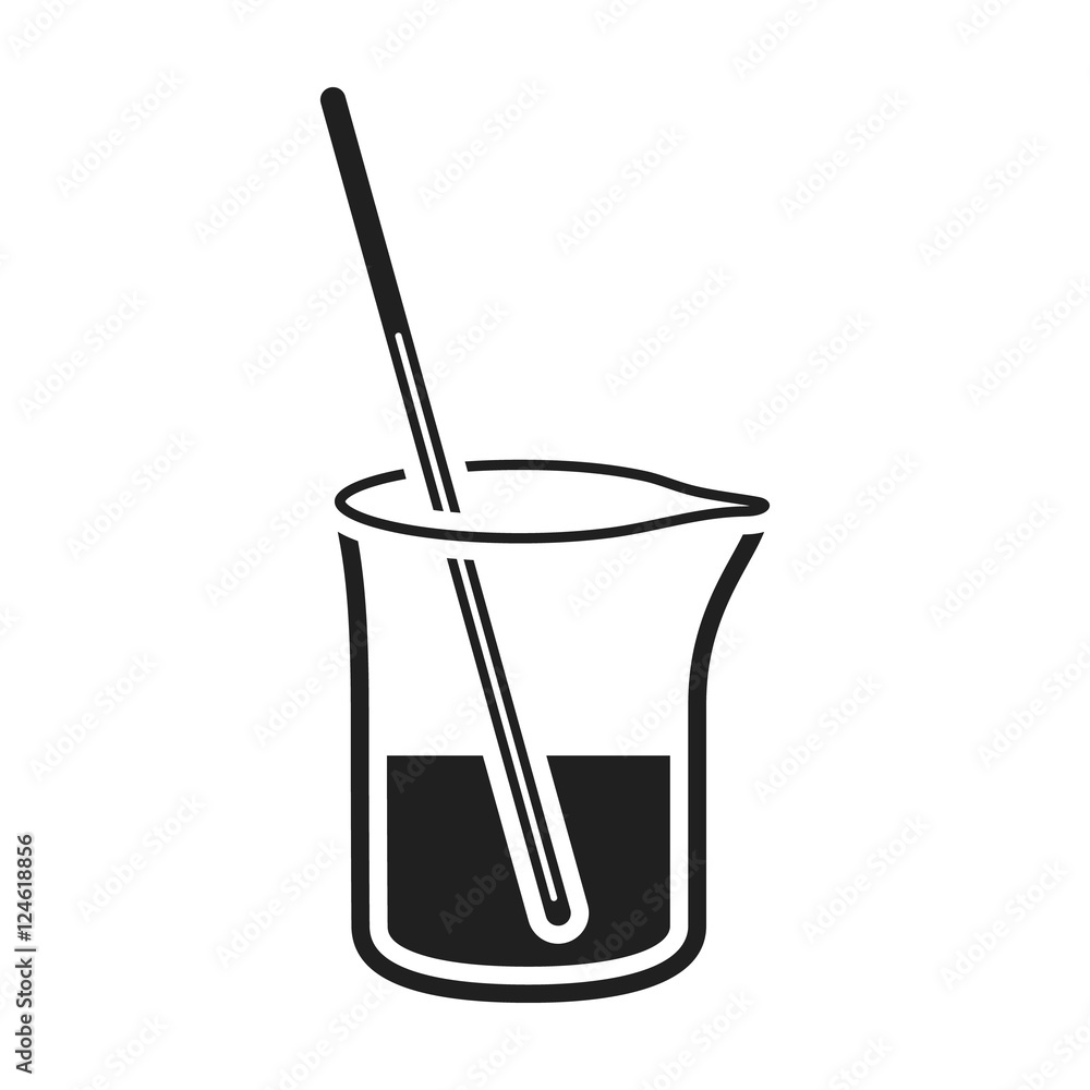 Mixture icon in black style isolated on white background. Medicine and ...